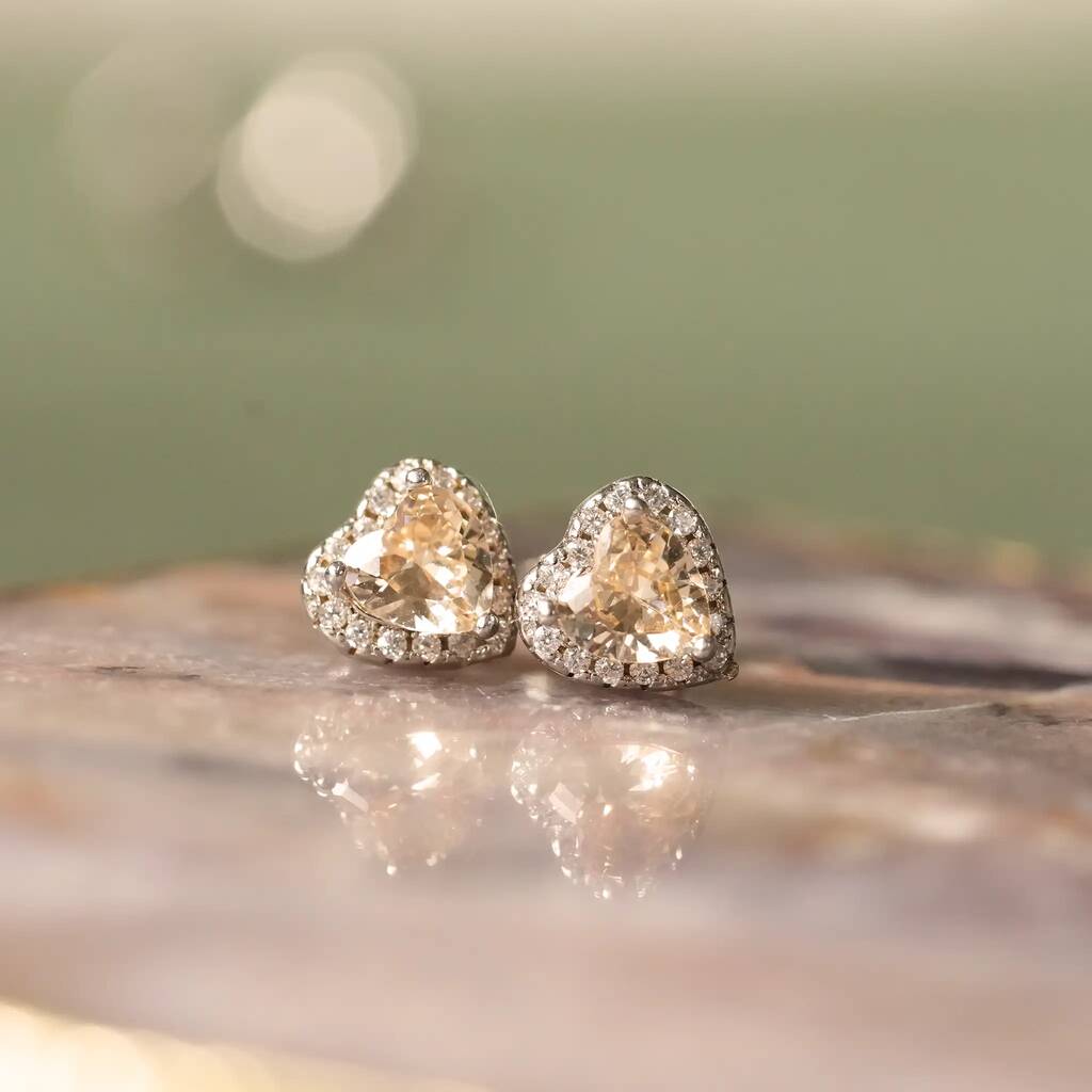 November Birthstone Earrings Citrine – Ellie Ellie