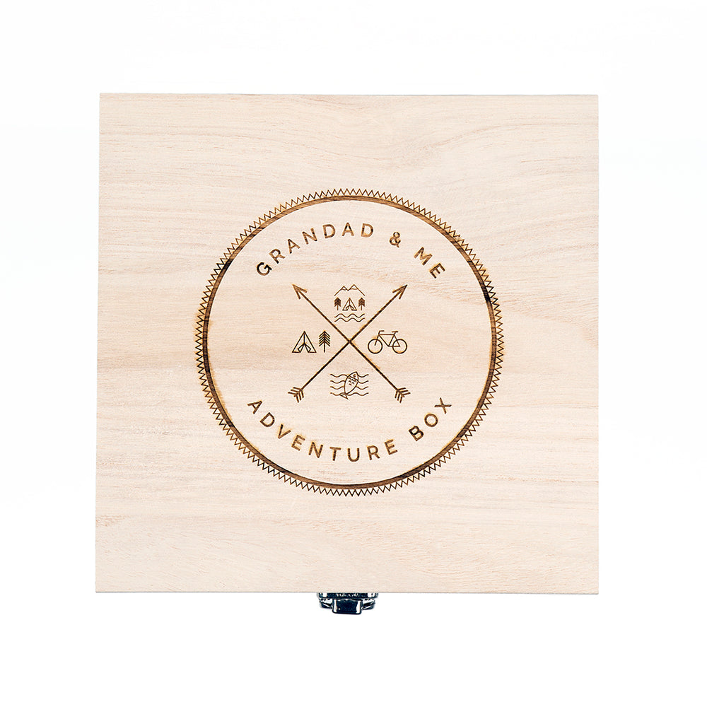 Grandad And Me' Wooden Adventure Memory Box - Ellie Ellie