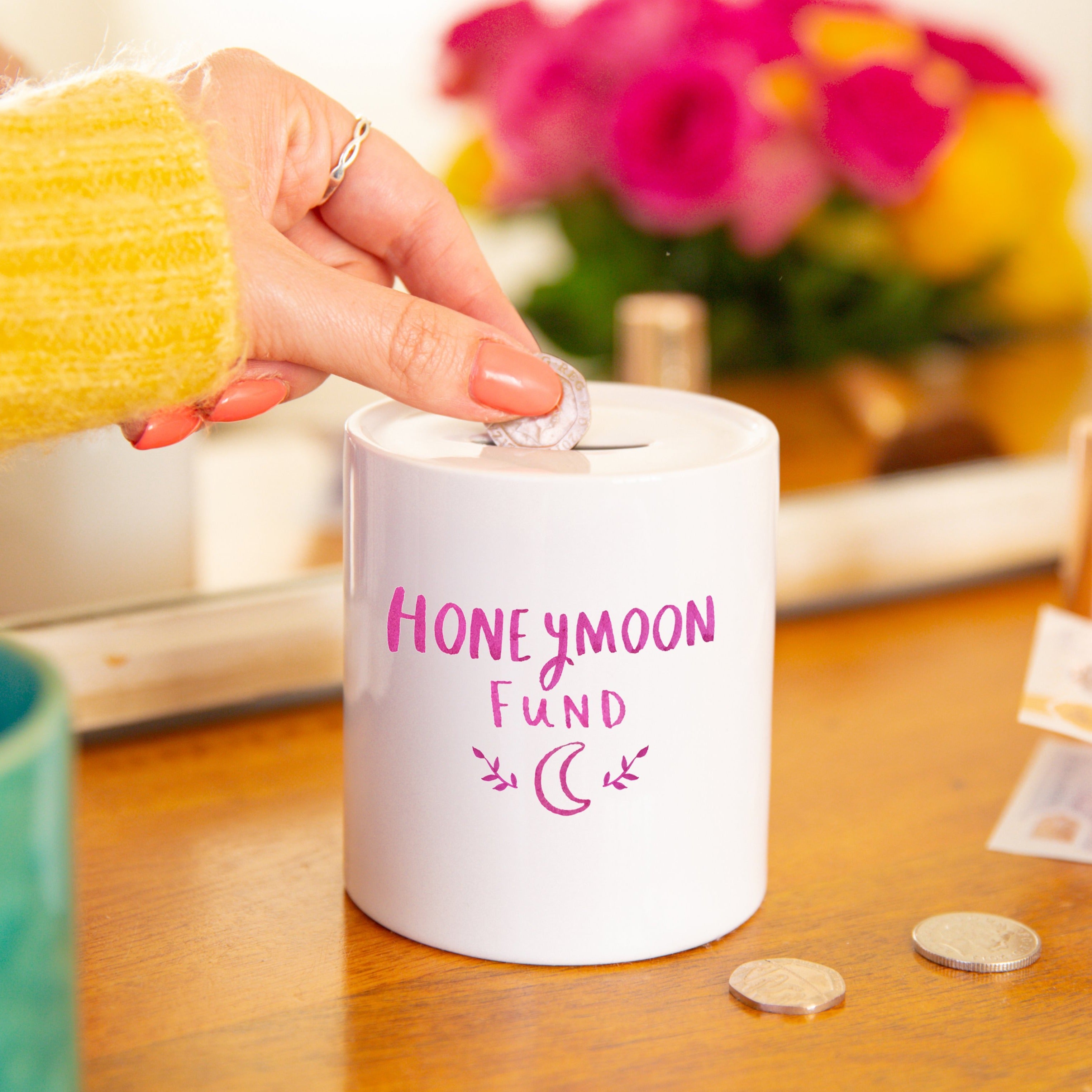 Honey Moon Fund Money Box – Ellie Ellie
