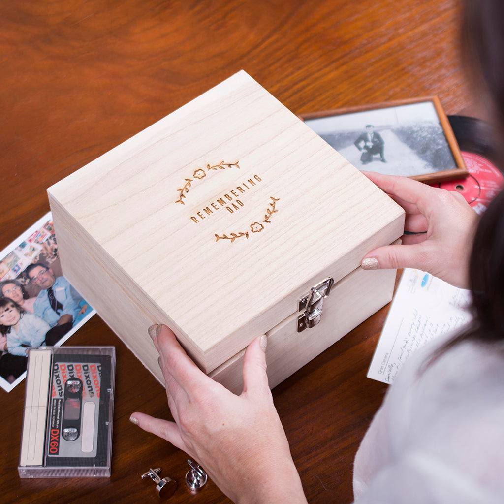 Remembrance Personalised Name Memory Box – Ellie Ellie