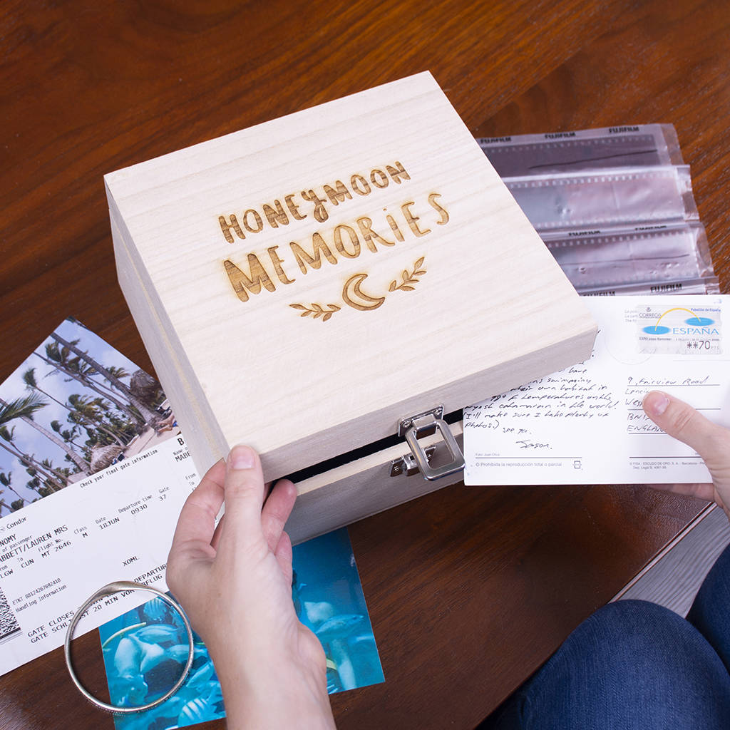 Honeymoon Memories Memory Box – Ellie Ellie
