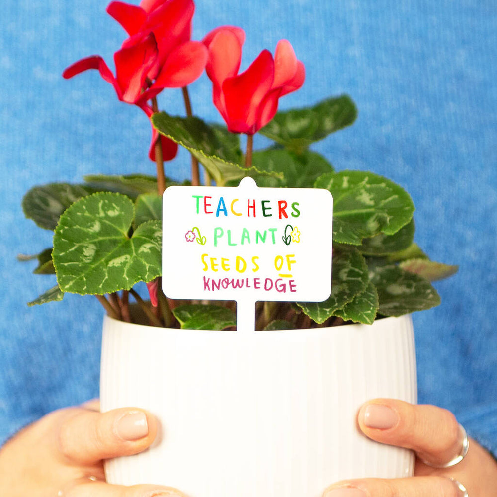 Teachers Plant The Seeds Of Knowledge Plant Marker - Ellie Ellie